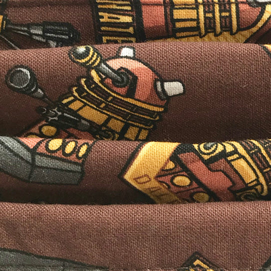 Fun Dalek Surgical-Style Face Covering Mask – Bold Beanies