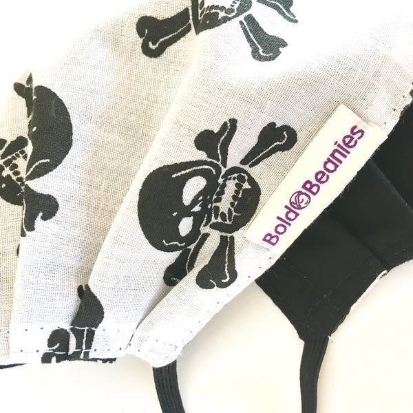 Eco Cotton Fun Surgical Face Mask Pirate UK – Bold Beanies