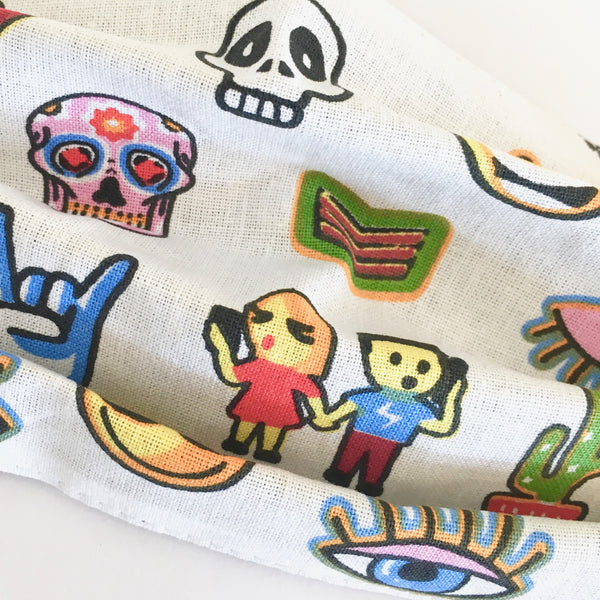 Fun Surgical-Style Face Mask Emoji – Bold Beanies