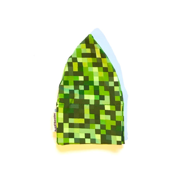 Minecraft Green Pixel Print Boy Girl Child Unisex Cancer Bold Beanie ...